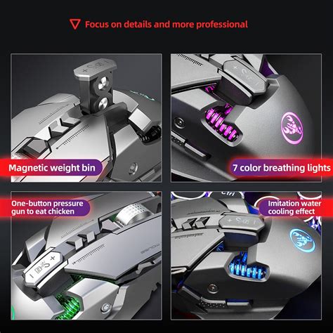 HXSJ Keyboard RGB Backlit Mouse Combo Wired Gaming Grandado