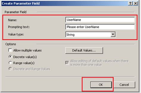 Pass Parameters To Crystal Reports In Asp Net ASP NET C NET VB NET