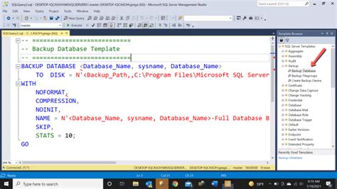 Exploring Templates In SQL Server Management Studio CodeGuru Com