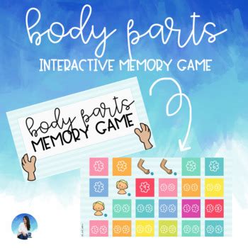 Body Parts Interactive Memory Game DISTANCE LEARNING TpT