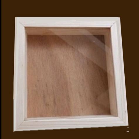 Jual Freme Figura Kayu Akrilik Uk 25x25cm Shopee Indonesia