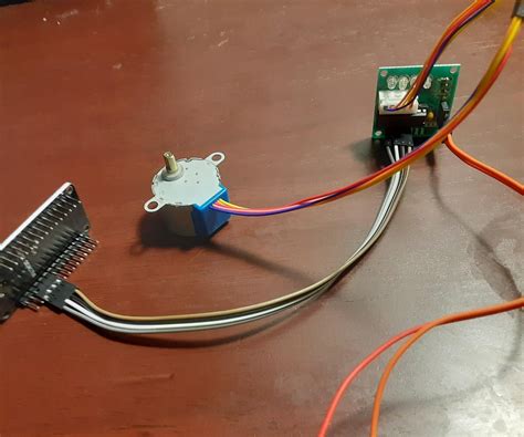 stepper motor controlled by esp32 4 steps instructables