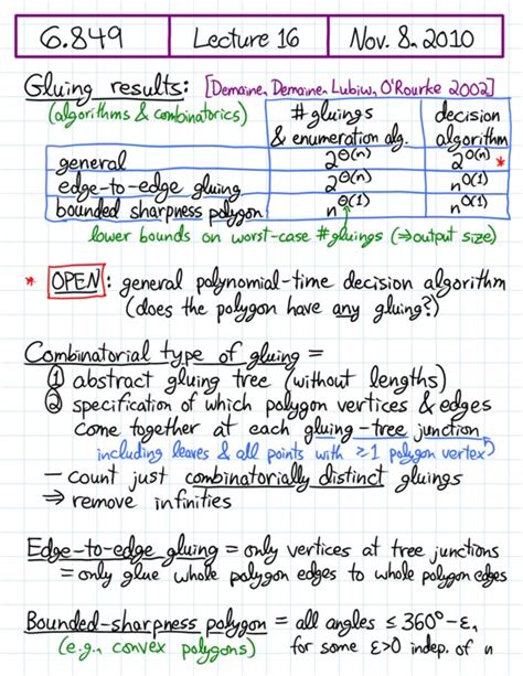 Lecture 18 In 6849 Geometric Folding Algorithms Linkages Origami