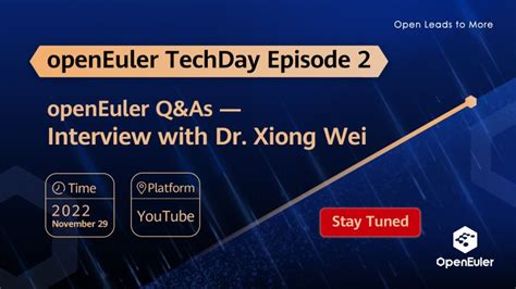 Openeuler On Linkedin Openeulertechday Openeuler Openeulerbasics