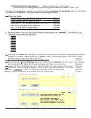 Test 2 Assignment Doc CPT 185 Even Driven Programming C Test 2 Total