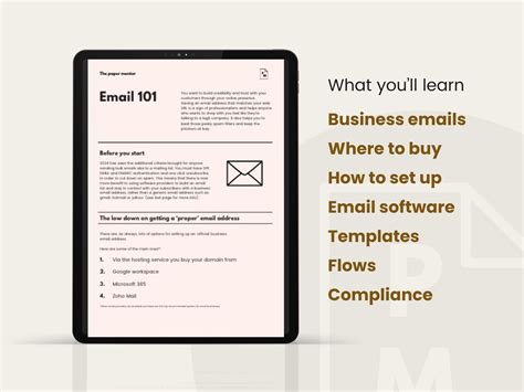 A Visual Guide On To How To Set Up A Professional Email Account And Email Software Explained In