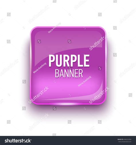 Glass Banner Realistic Vector Vector Illustration Stock Vector Royalty
