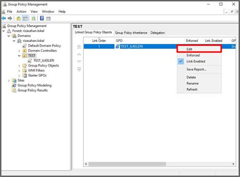 Windows Server Üzerinde Gpo ile Screen Lock ve Screen Saver Ayarları ÇözümPark