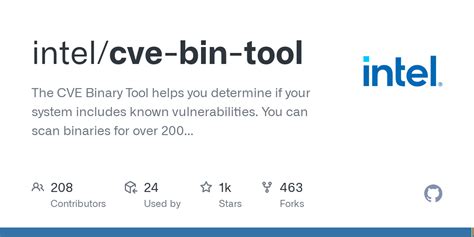 Github Intelcve Bin Tool The Cve Binary Tool Helps You Determine If