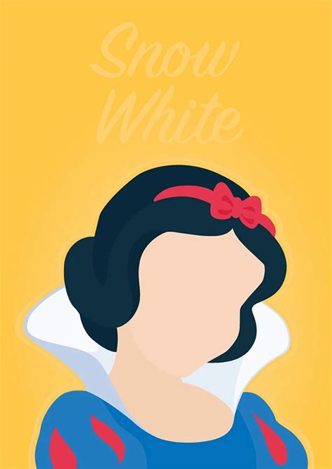 Minimalist Disney Princess Posters