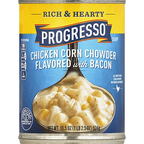 Progresso™ Gluten Free Rich And Hearty Chicken Corn Chowder Soup 185 Oz