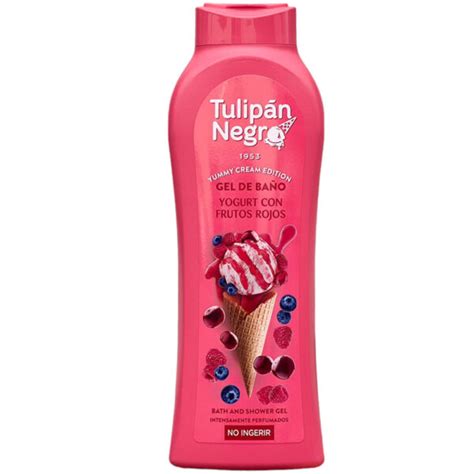 Tulipan Negro Shower Gel 650ml Red Fruit Yoghurt Yummy Cream Edition ...
