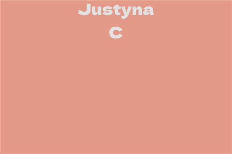 Justyna C Facts Bio Career Net Worth AidWiki Justyna C Facts Bio Career Net Worth AidWiki
