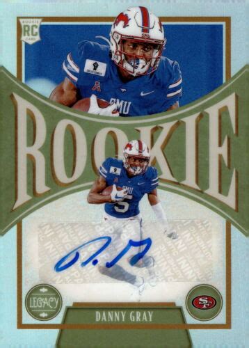 2022 Panini Legacy Rookies Premium Penmanship Silver 170 Danny Gray