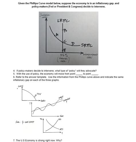 Solved Given The Phillips Curve Model Below Suppose The Chegg