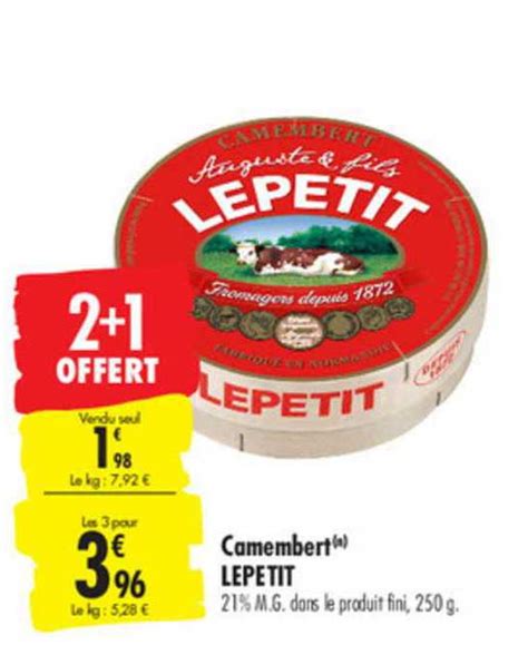 Promo Camembert Lepetit Offert Chez Carrefour ICatalogue Fr