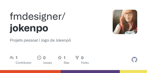 Github Fmdesigner Jokenpo Projeto Pessoal Jogo De Jokenp