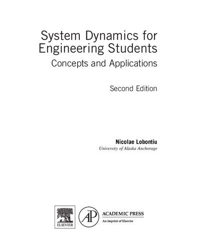 System Dynamics For Engineering Students Concepts And Applications