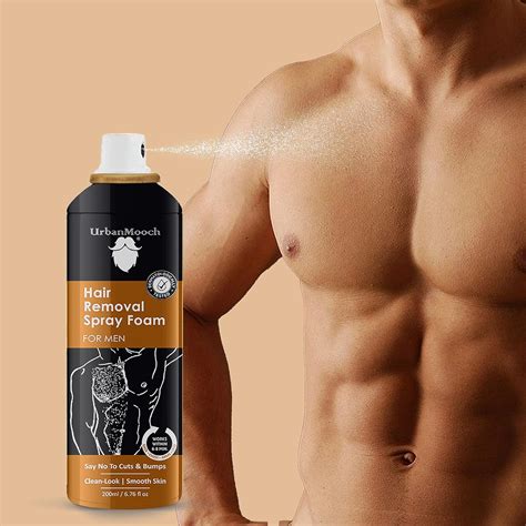 Buy Urbanmooch Hair Removal Cream Spray For Men Painless Hair Removal