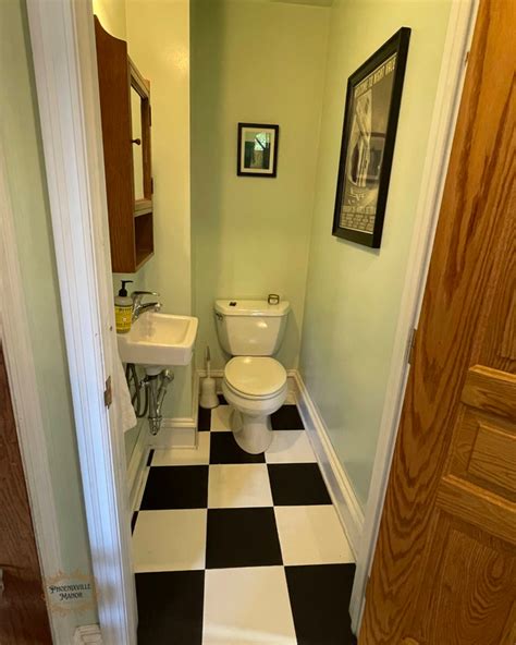 DIY Checkerboard Tile Phoenixville Manor