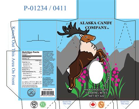 Alaska Candy Company Candy Bar Packaging Behance
