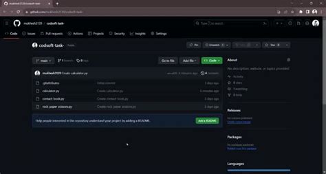 Video Mukesh Chowdary On Linkedin Codesoft Pythonprogramming Interncodsoft