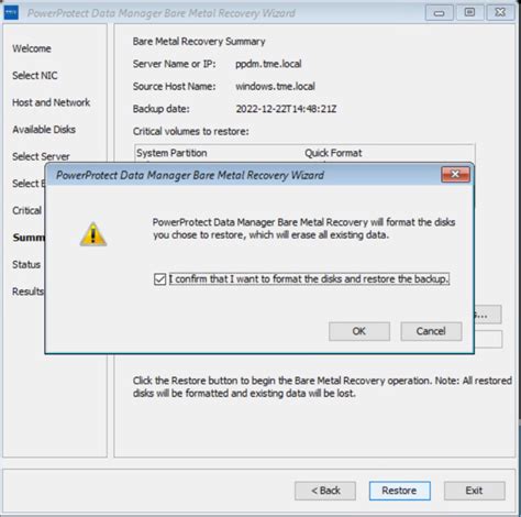 Perform A Bmr With Data Manager Custom Winpe Iso Image Dell Powerprotect Data Manager