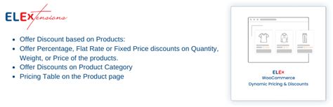 Elex Woocommerce Dynamic Pricing And Discounts Wordpress Plugin