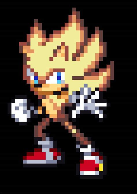 Super Sonic Frontiers Sprite Sheet Preview By Animat1313 On Deviantart