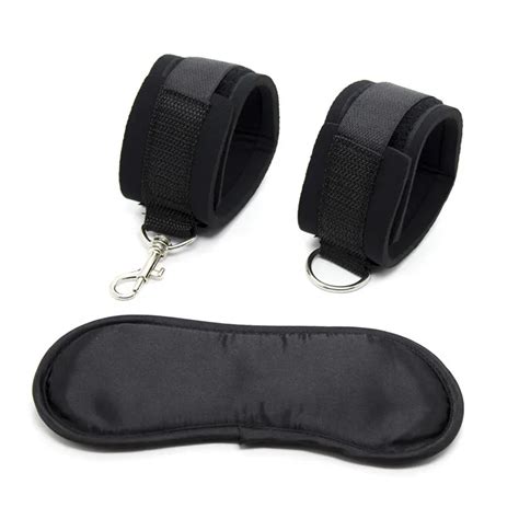 Handcuffsblindfold 2pcs Saleadult Games Bondage Harness Hand Cuffs