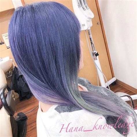 Hana＠派手髪師カラリストさんはinstagramを利用しています「青紫と色々 これ、もう少し彩度上げると初号機。 メニューhana