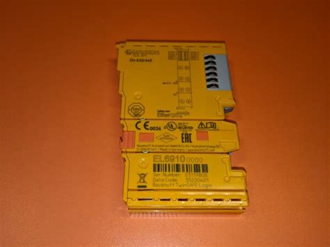 Beckhoff EL6910 TwinSAFE Logic PROFIsafe Master And Slave Support Ne 129 00