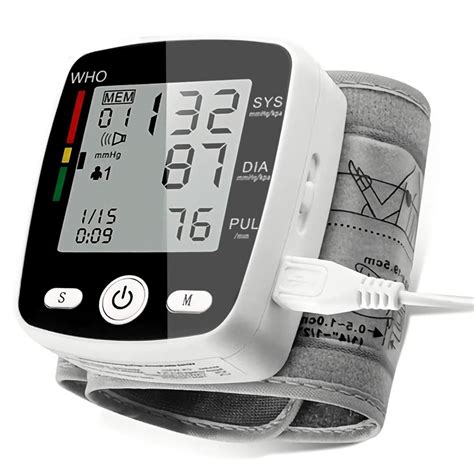 Blood Pressure Monitor Bdun Rechargable Blood Pressure Machine Wrist