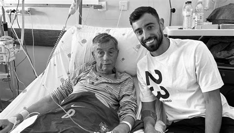 Bruno Fernandes De Luto Pela Morte Do Padrinho