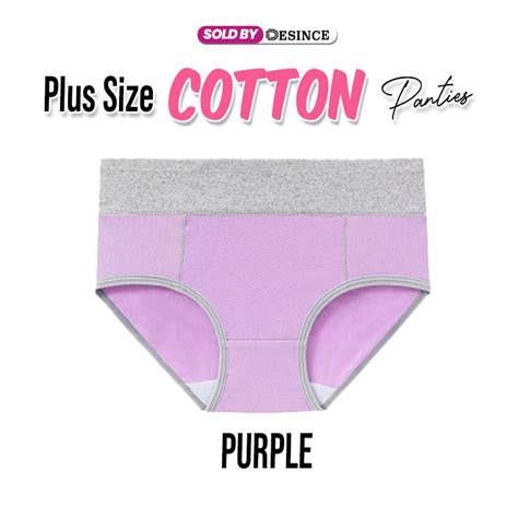 🇲🇾 Desince Cotton Women Panties M 5xl Plus Size Woman Underwear Extra
