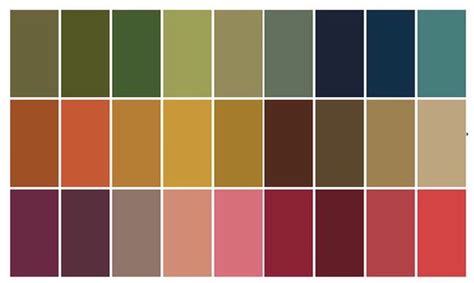 Pie Chart Color Palette