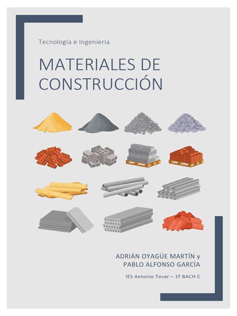 Los Materiales De Construcción Pdf Tecnología E Ingeniería