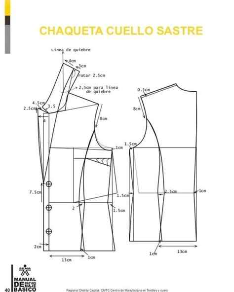 Patrones Moldes De Costura On Instagram Chaqueta Cuello Sastre