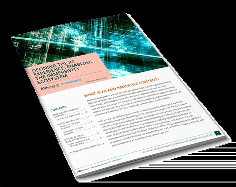 Defining The Xr Experience Enabling The Immersivity Ecosystem Wp 1016