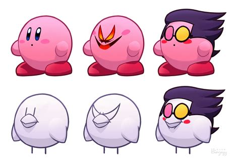 Tried Recreating The Nes Kirby Sprite And Animating It 2 Versions R