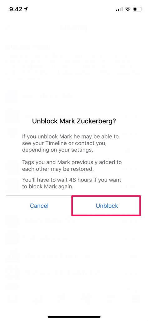 How To Block And Unblock Someone On Facebook From Iphone And Ipad