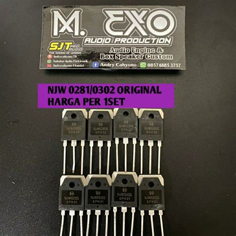 Jual Njw0302 Njw0281 Asli Transistor Super Original 1 Set 250v 15a