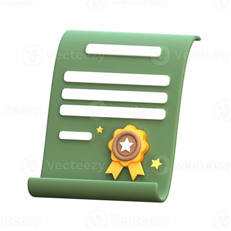Education Degree 3d Icon 23816934 PNG