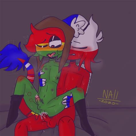 Rule 34 2boys Blue Background Bolivia Countryhumans Chile