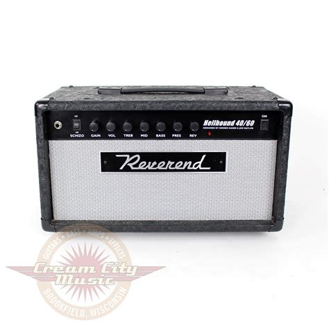 2001 Reverend Hellhound 4060w Tube Amp Head Cream City Music