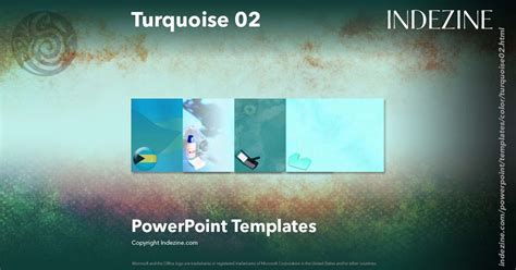 Turquoise Abstract Powerpoint Template Presentationgo Bank Home