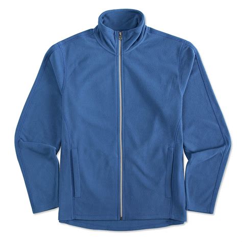 Custom Port Authority Full Zip Microfleece Jacket Design Fleece
