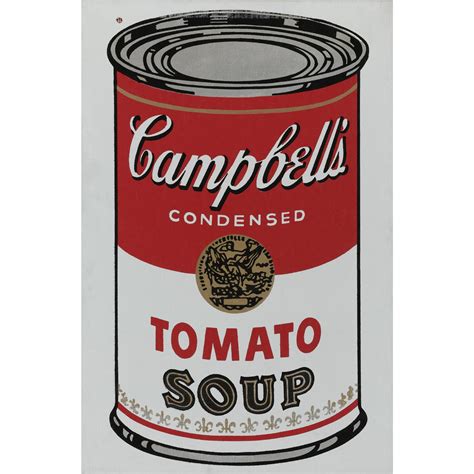 Andy Warhol Large Campbells Soup Can 1964 Mutualart