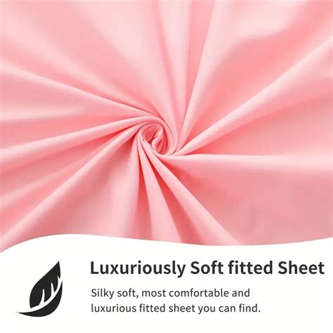 Solid Color Brushed Fitted Sheet Soft Comfortable Bedding Temu United