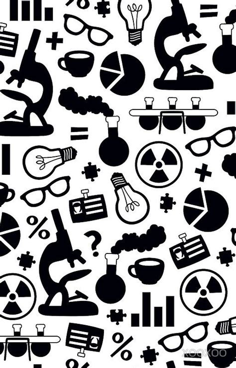 Science Pattern Iphone Case By Xooxoo